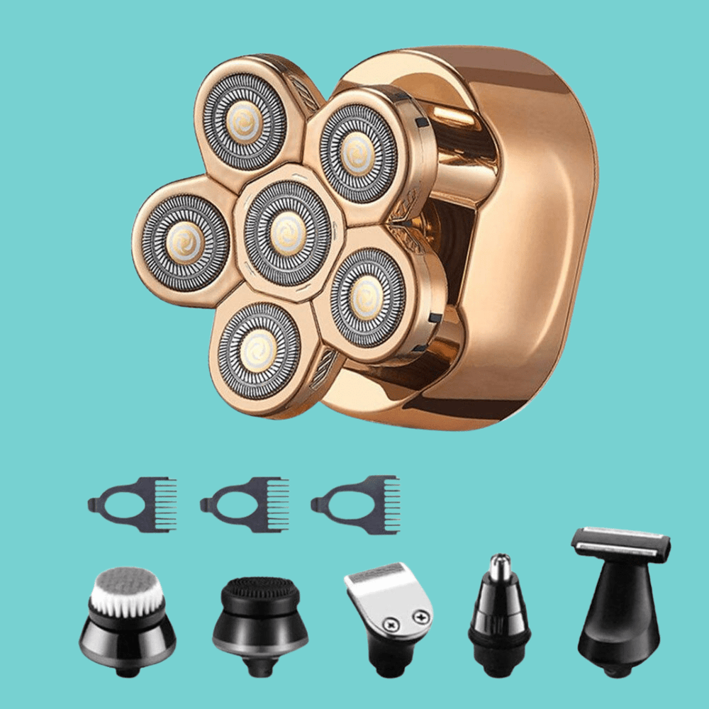 6-Head Electric Head Shaver | HeadShaverShop